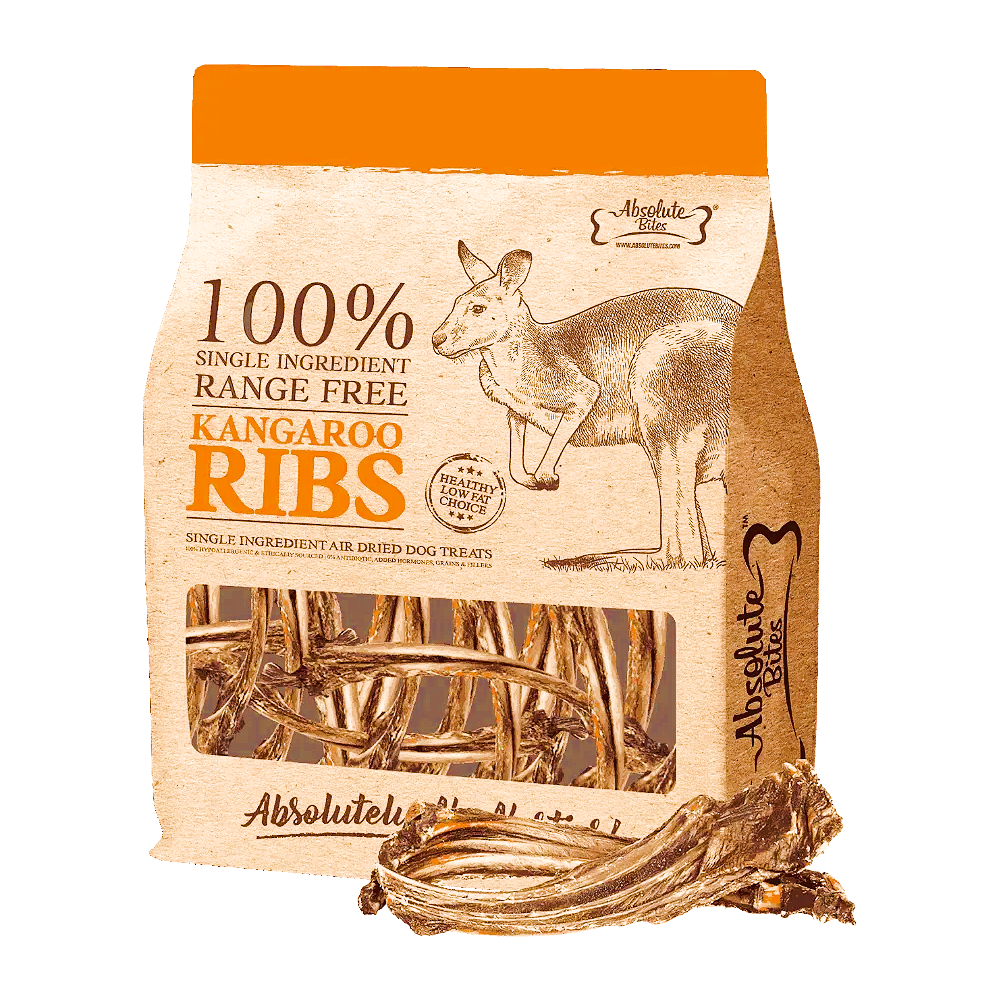 PetMaster | Absolute Bites Dog Chew Kangaroo Ribs 250g – CatSmart Live